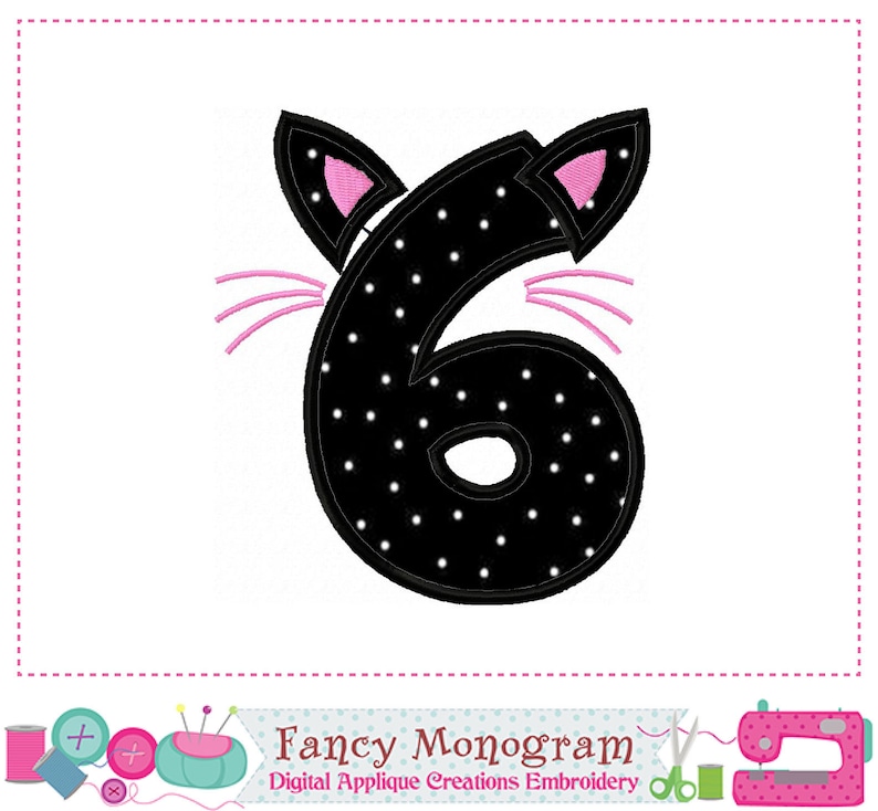 Halloween Numbers Applique Halloween Numbers Embroidery | Etsy