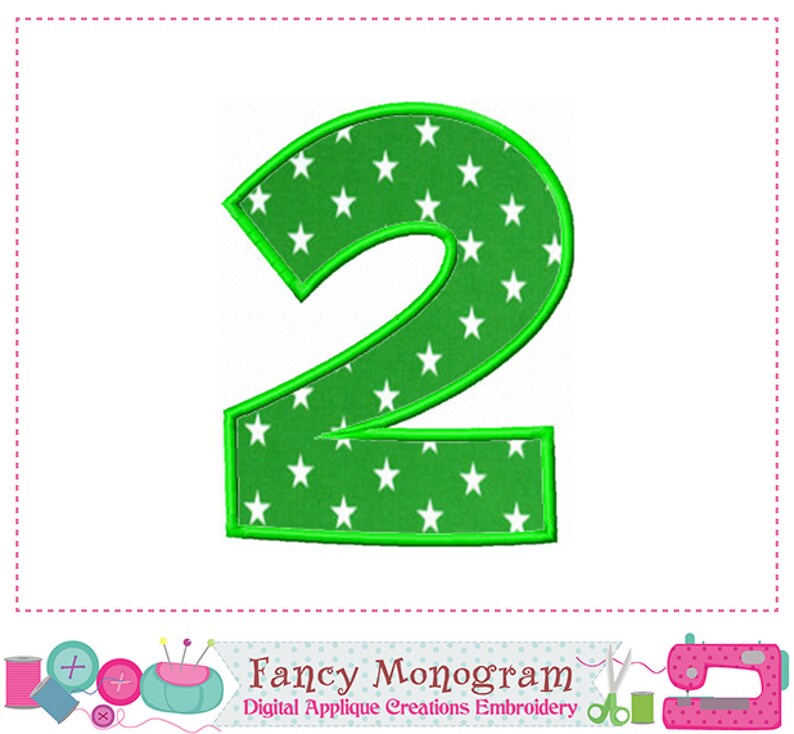 Numbers-embroidery Numbers Applique Birthday Numbers - Etsy