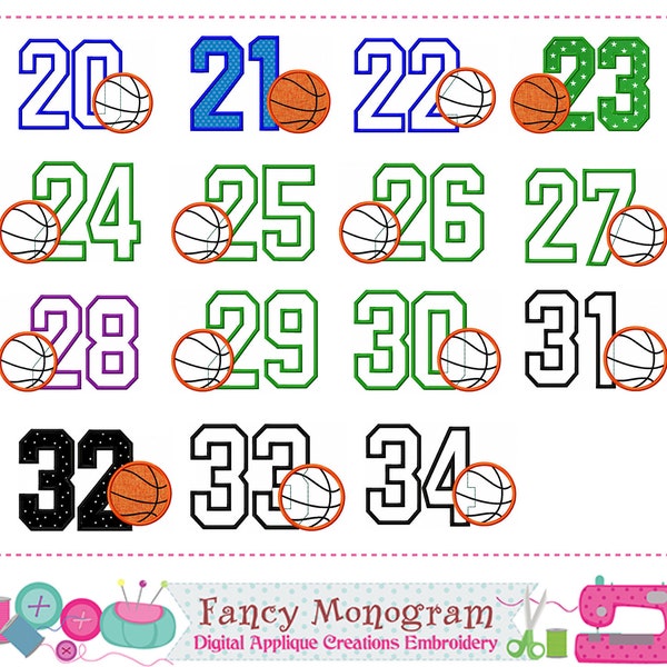 Basketball Embroidery Design - Etsy