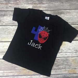 Superhero Number 4 Applique Birthday Number 4 Applique My 4th Birthday ...