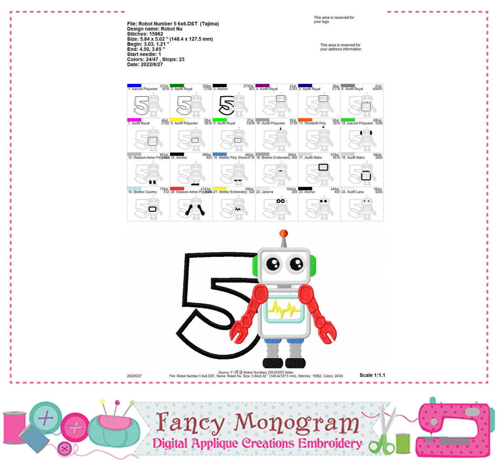 Robot Numbers Applique Embroidery Design Birthday Numbers - Etsy