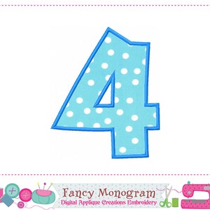 Numbers-embroidery Numbers Applique Birthday Numbers Design Birthday ...