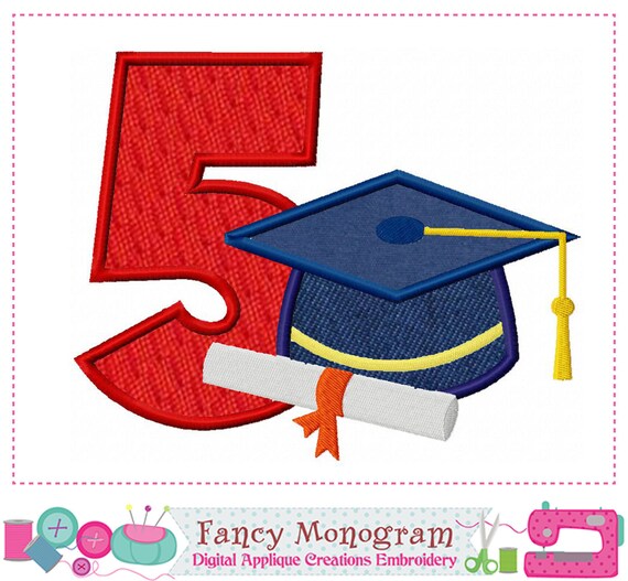 My 5th Birthday My 5th Graduation Cap Graduation Cap | Etsy