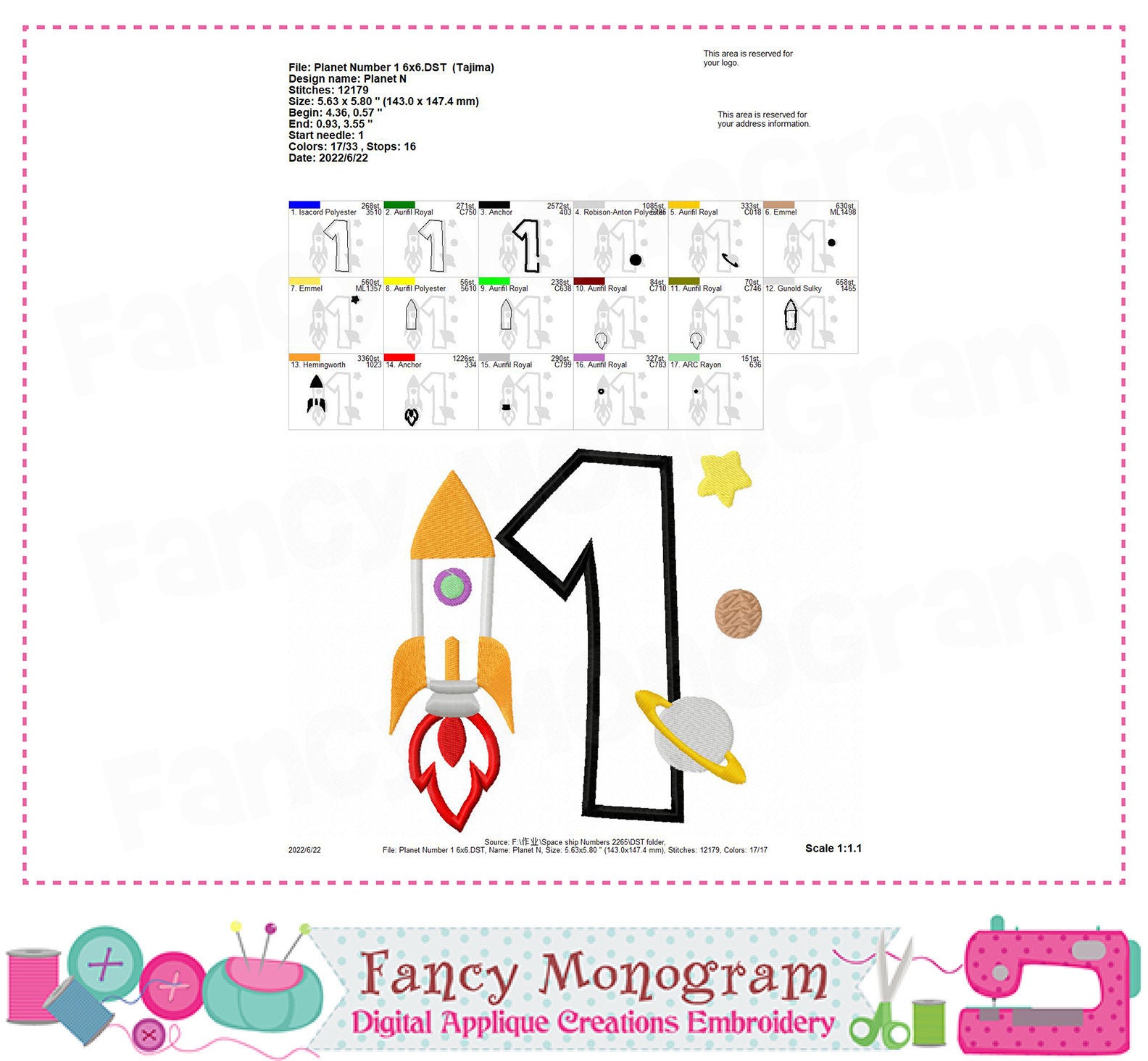 Space Ship Applique Embroidery Numbers Set (digital Download) 2265 - Etsy