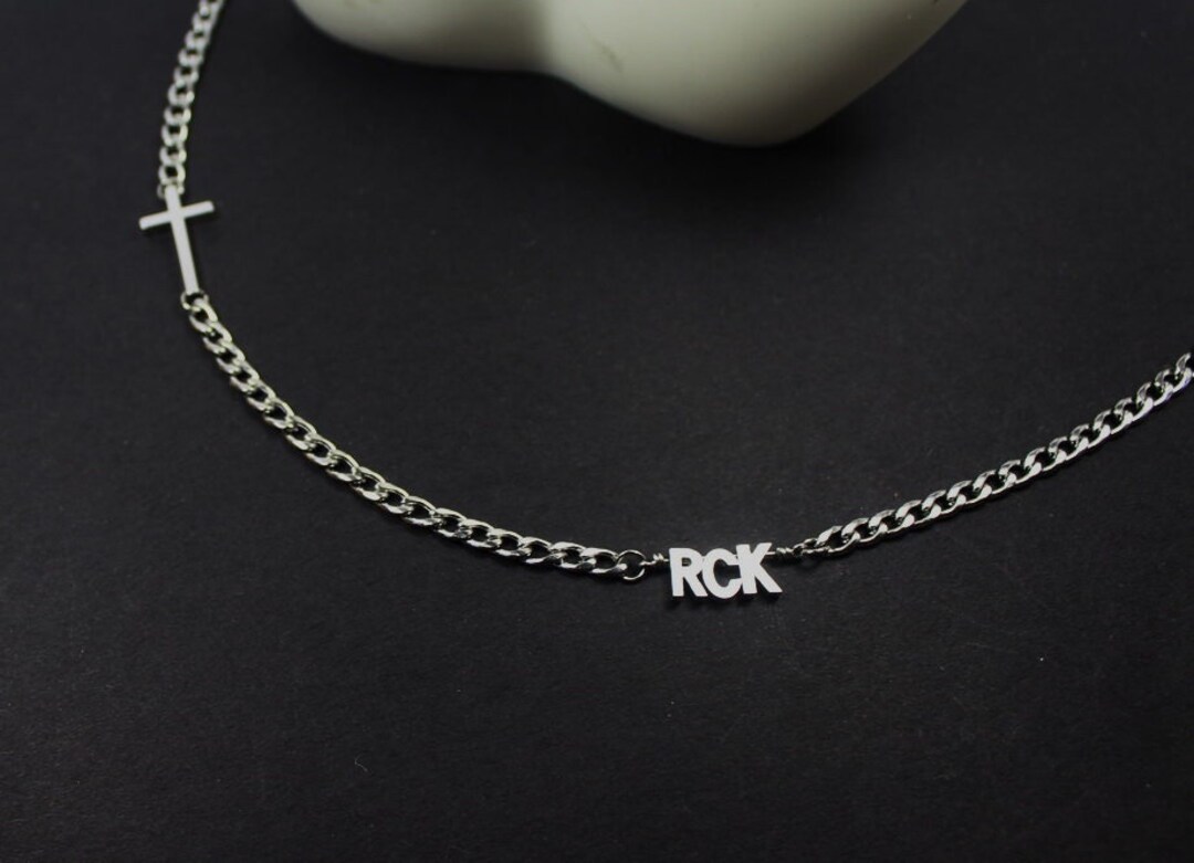 Infinity Necklace, Initial Jewelry, Silver Sideway Infinity Jewelry ...
