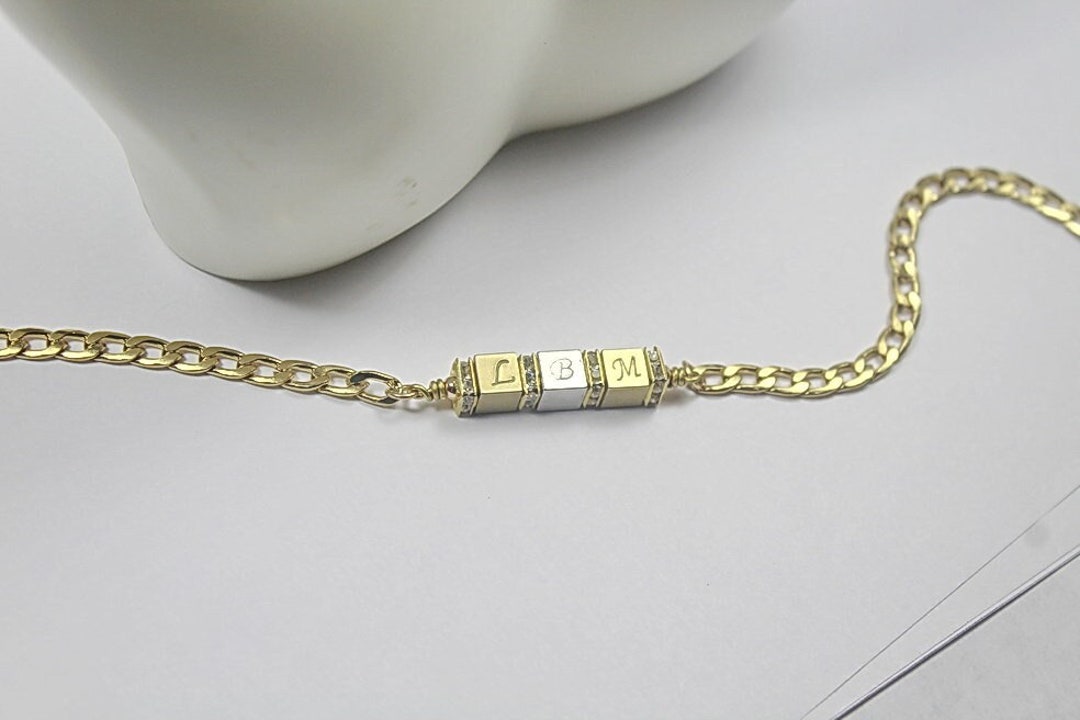 Three Best Friends Initials Necklace. 3 Sisters Jewelry Gift ...