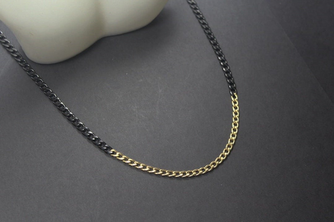 Men Chain Necklace. Women Chain Bracelet .brother Anklet Gift. Black ...