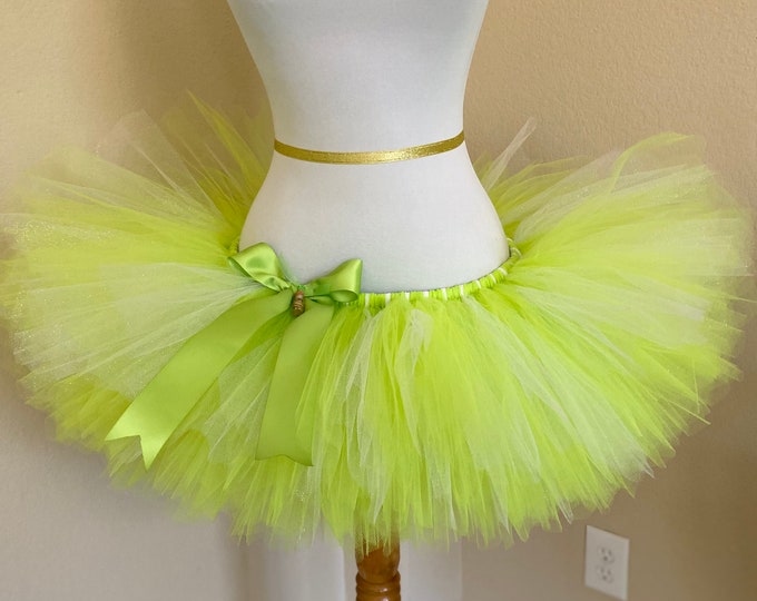 Tinker Bell Tutu Costume, Run Disney Costume, Run Disney Tutu, Pixie ...