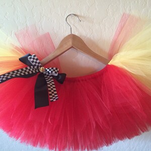 LIGHTNING Mcqueen Tutu, Cars Costume Tutu, Run Disney Tutu, Lightning ...