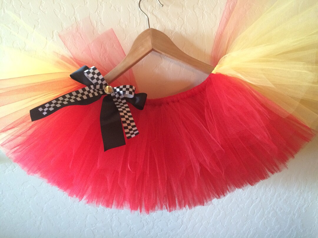 LIGHTNING Mcqueen Tutu, Cars Costume Tutu, Run Disney Tutu, Lightning ...