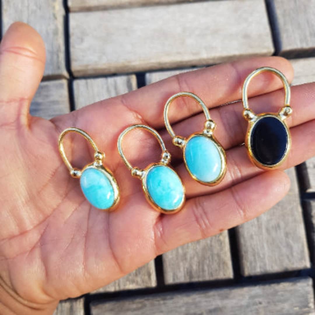 Padlock With Natural Stone - Etsy