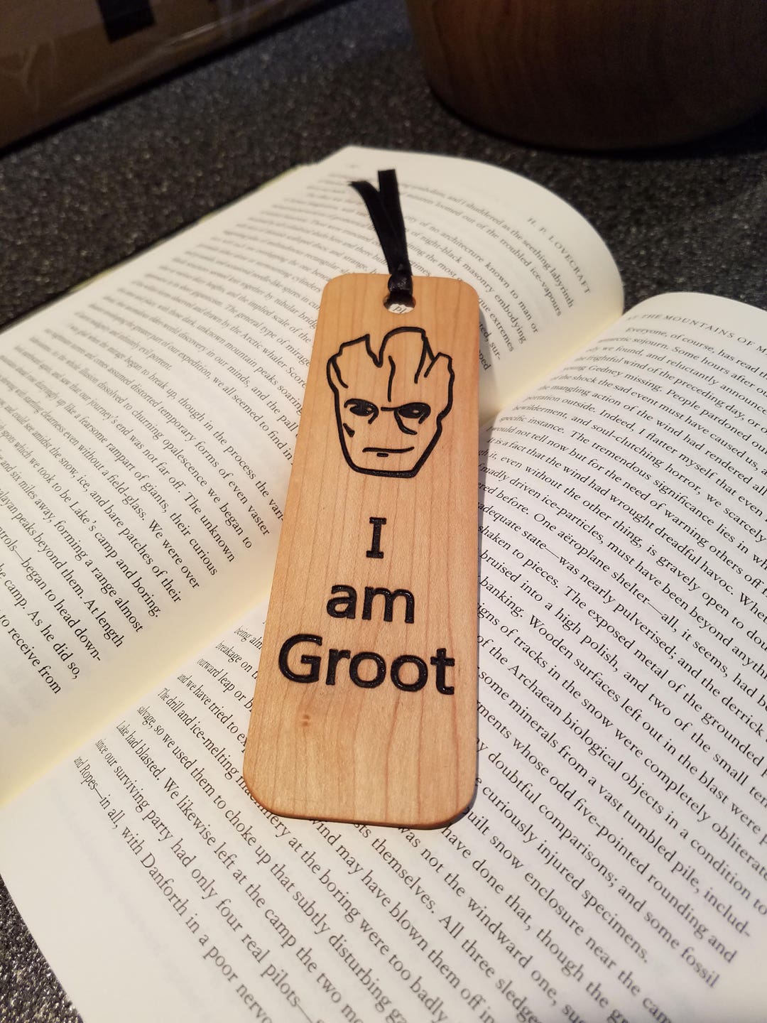 I Am Groot Bookmark Adult Groot - Etsy