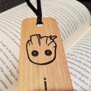 I Am Groot Wooden Bookmark - Etsy