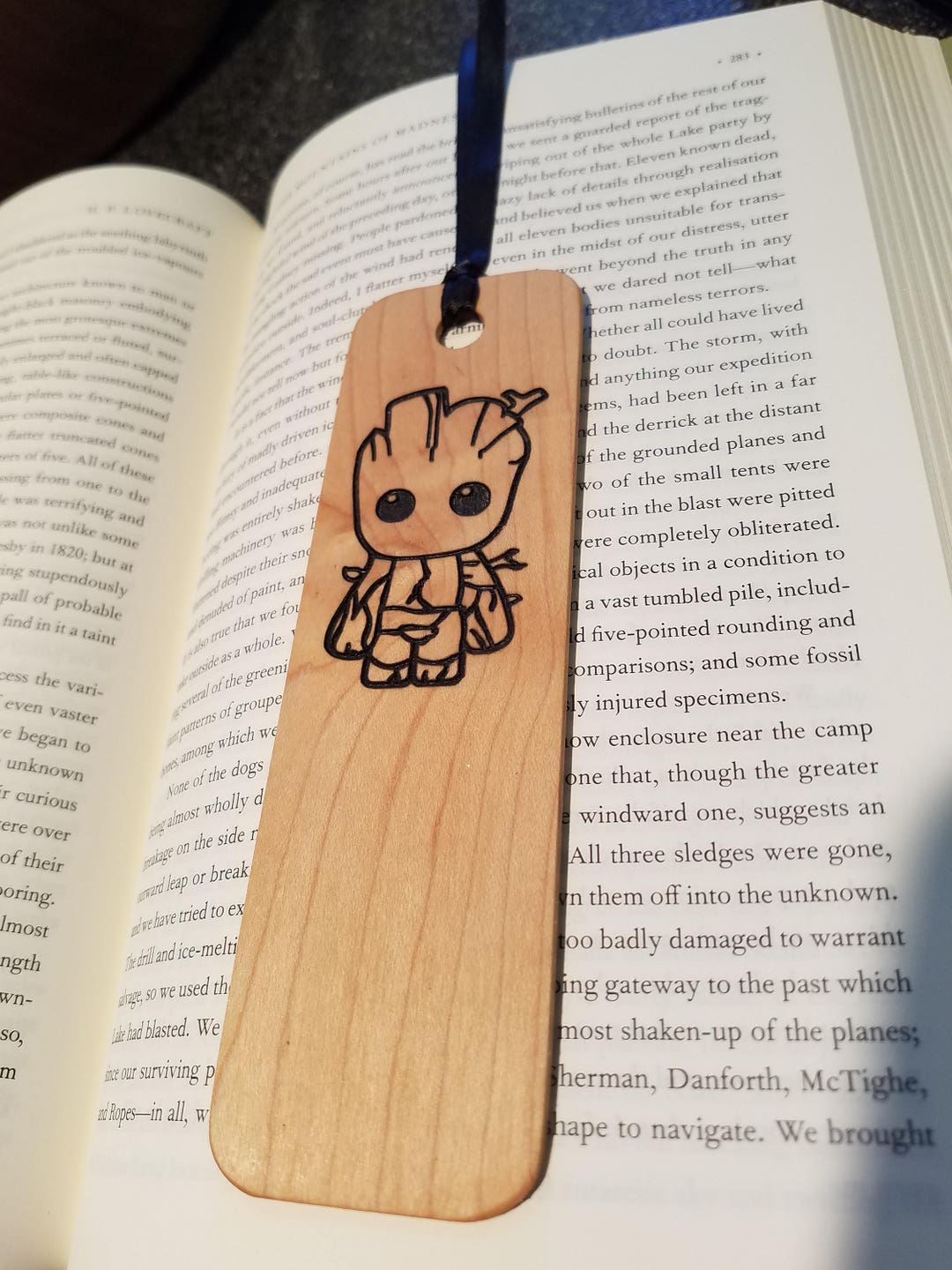 Baby Groot Wooden Bookmark - Etsy