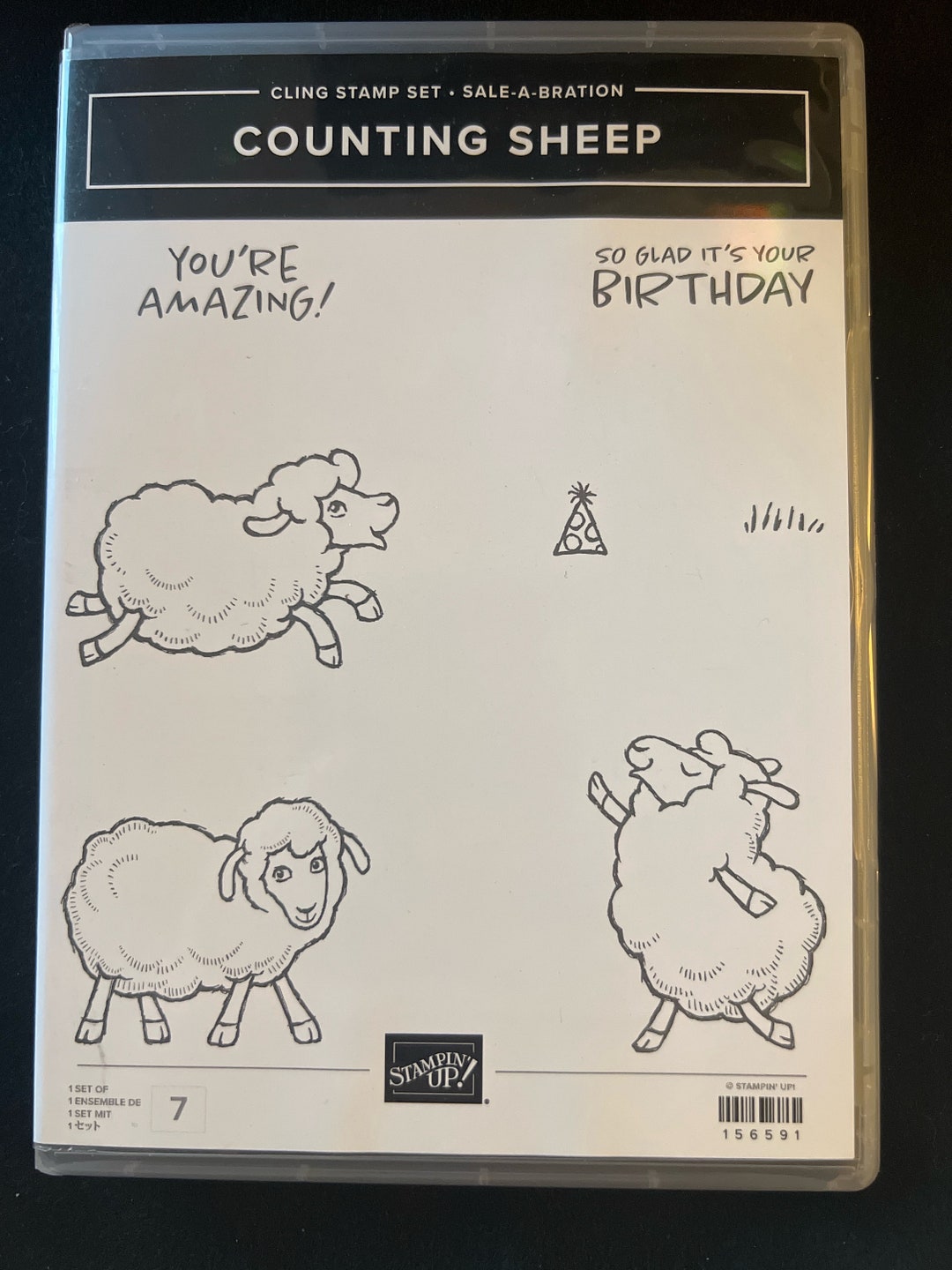 Stampin up Counting Sheep Stamps and Dies - Etsy