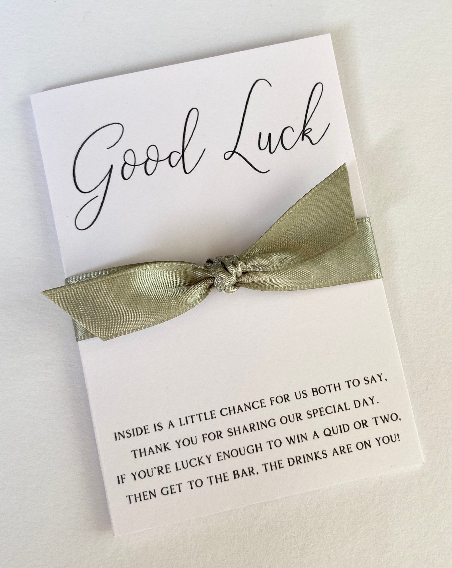 Scratch Card Holder for Wedding Favour - Etsy UK