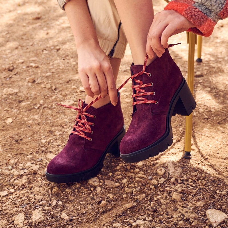 Burgundy Boots - Etsy