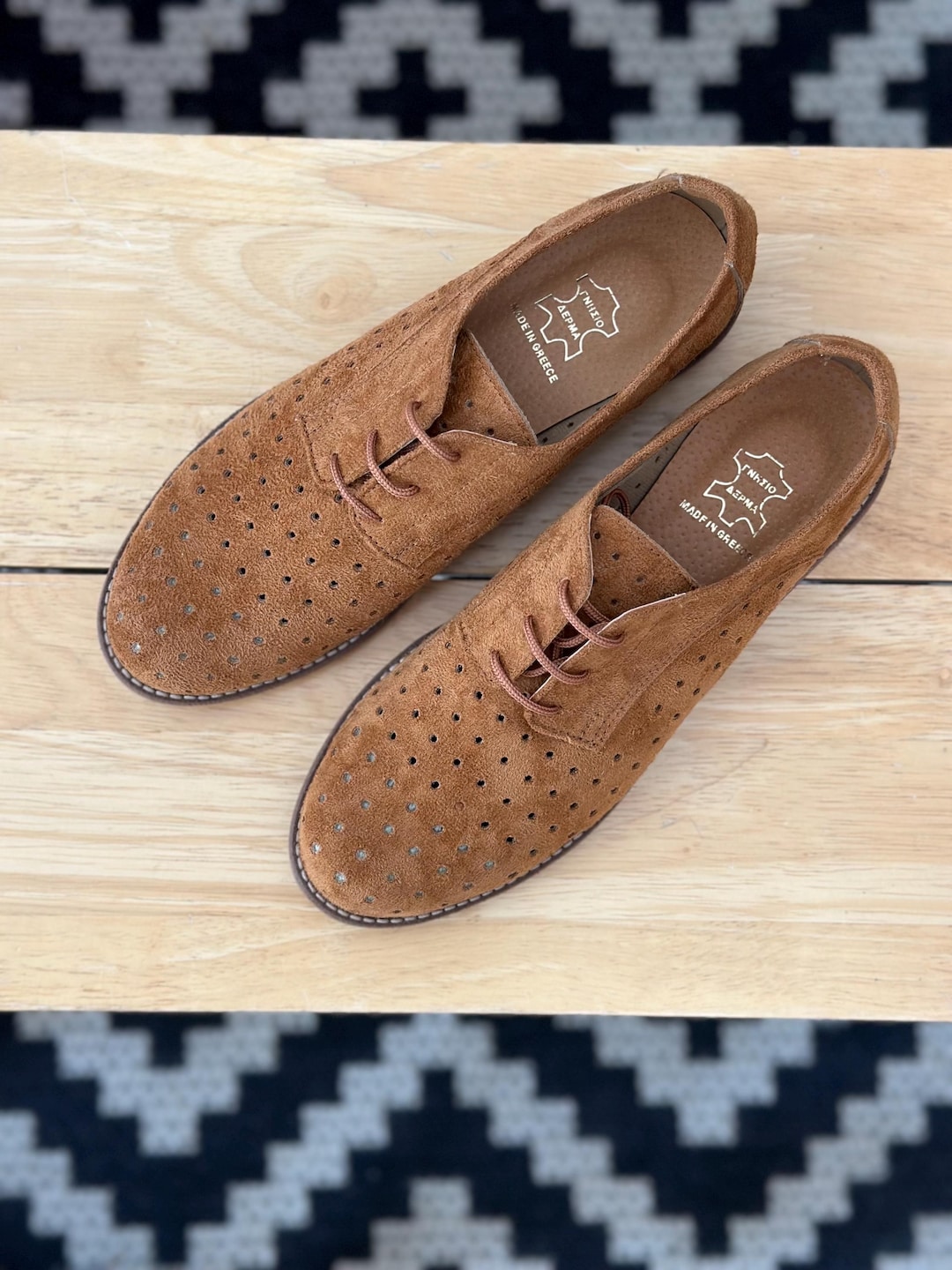 Perforated Oxford Woman Shoes/tex Leather Shoes/every Day Shoes/oxford ...