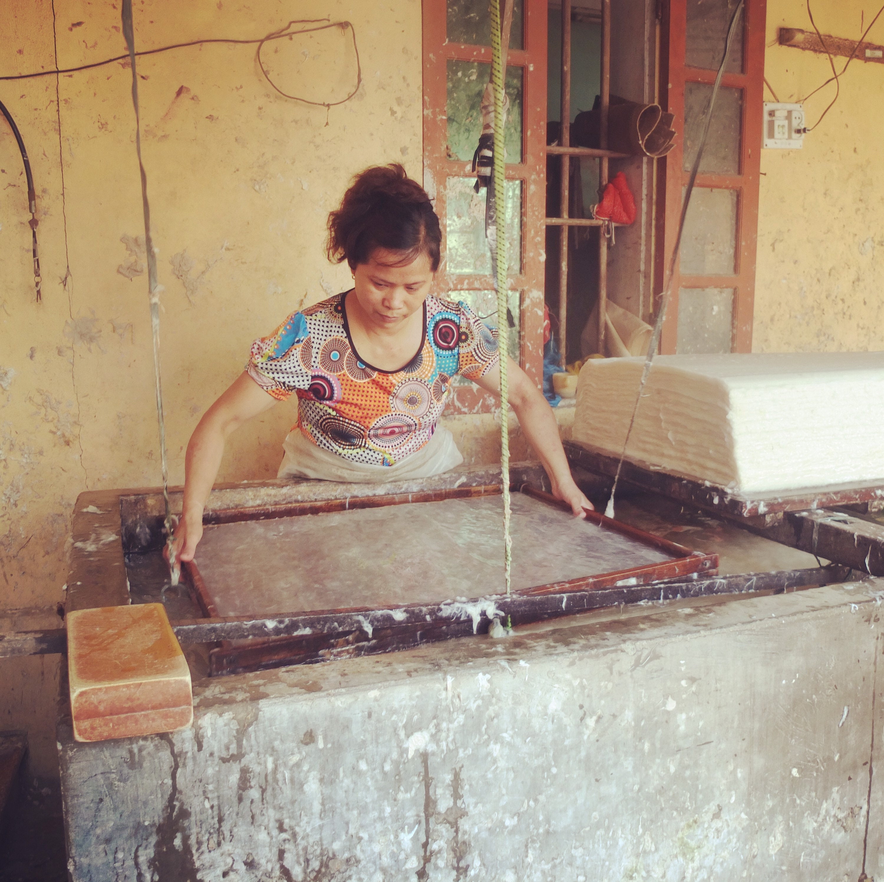 Vietnamese Woven Bamboo Screen - Sugeta (for Traditional Handmade Paper ...