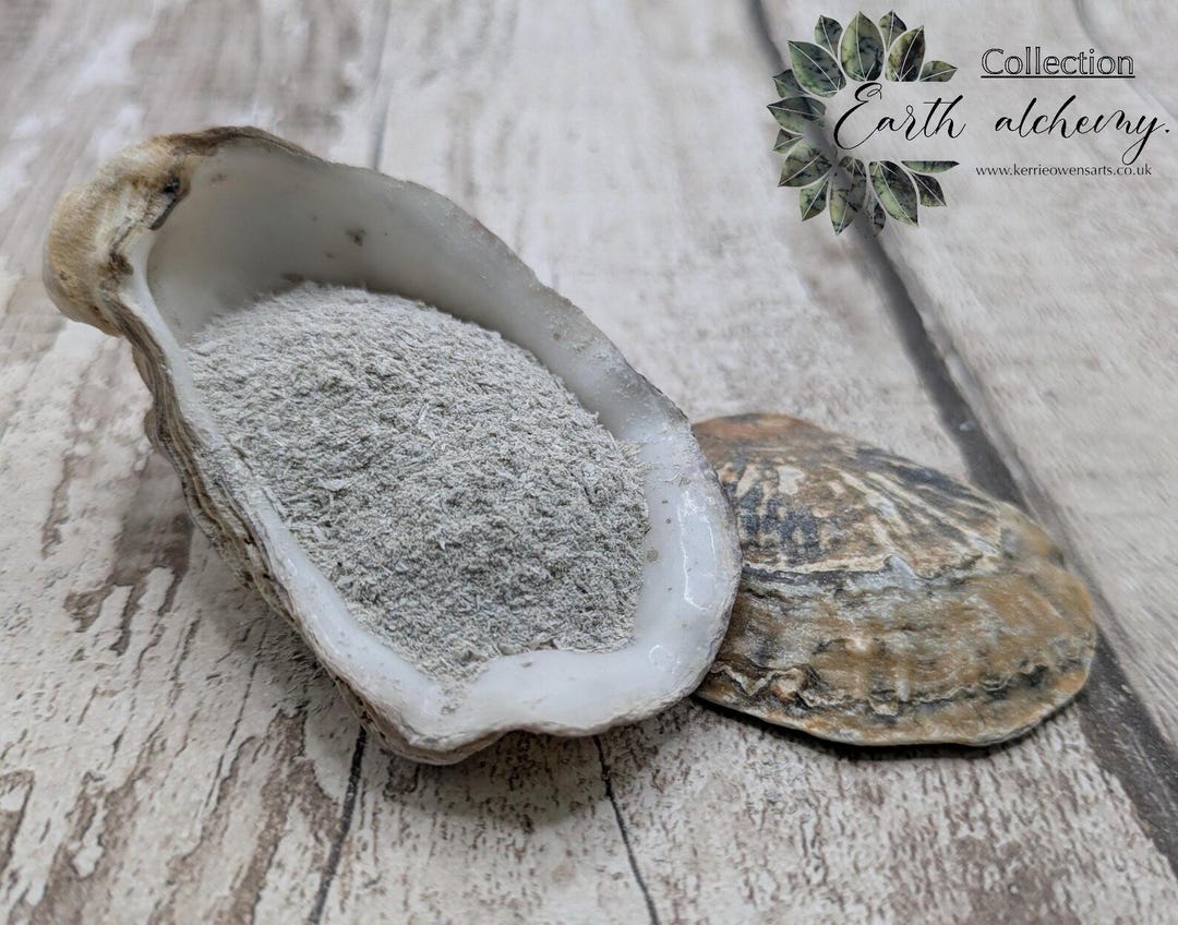 Fine Ground Native Oyster Shell Powder – Unrefined Coastal Pigment for ...