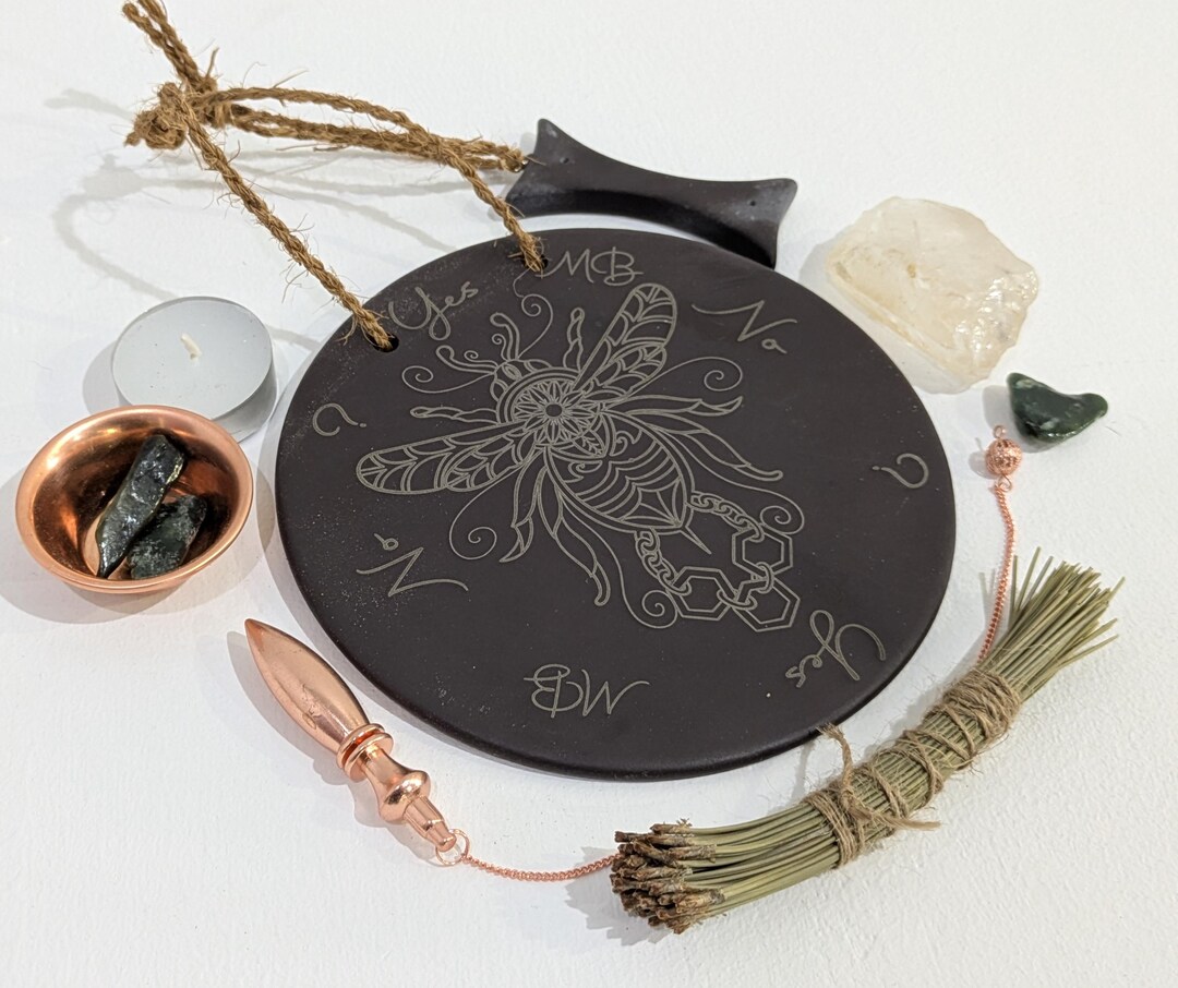 Welsh Slate Bumble Bee Pendulum Dowsing Board With Incense Holder. - Etsy