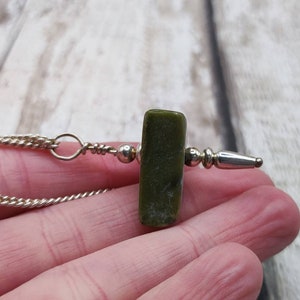 New Zealand Pounamu Greenstone Marsden Jade Pendulum on 925 - Etsy UK