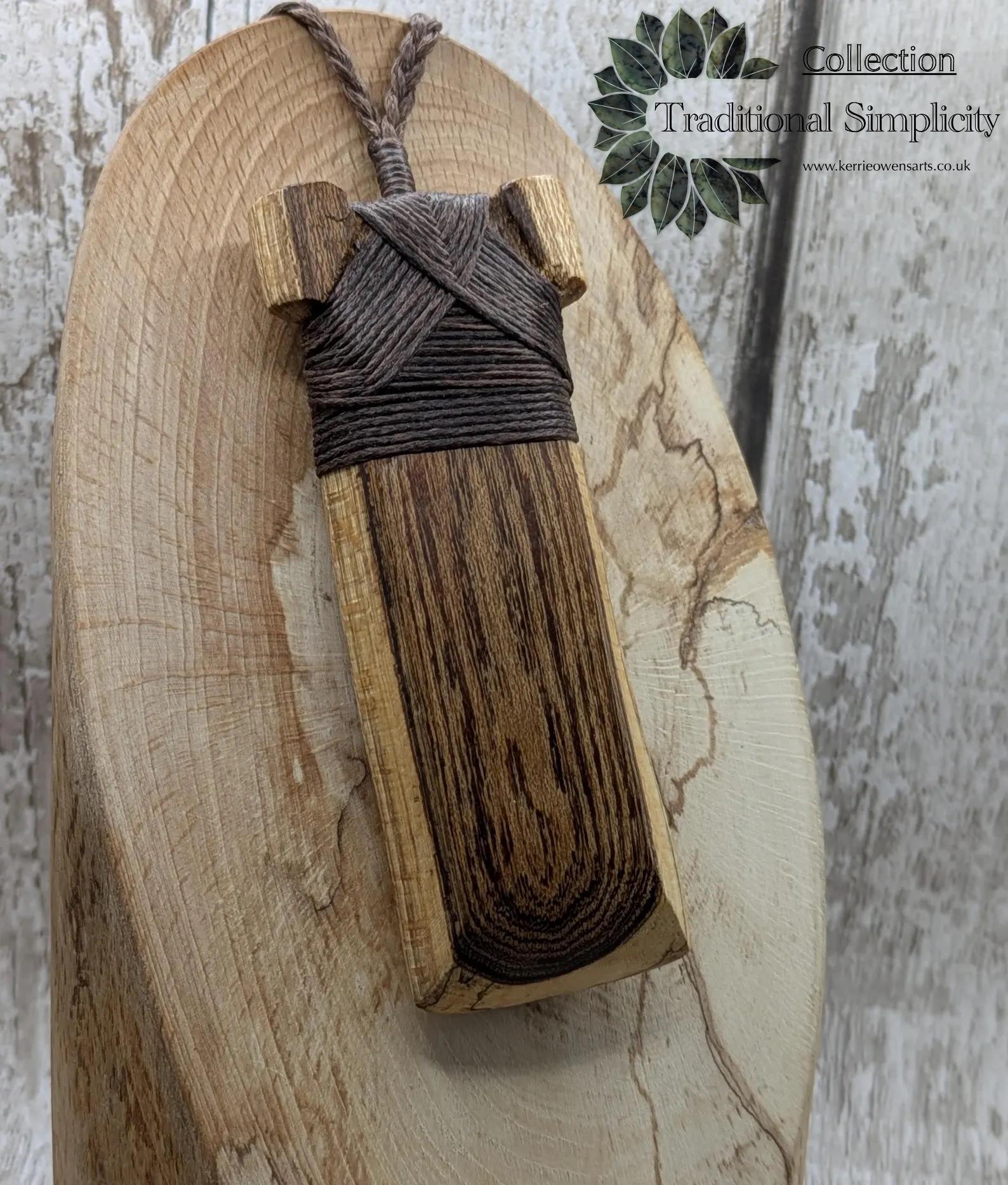 Spalted Laburnum Wood Pendant Chisel Carved Hei Toki Adze. - Etsy