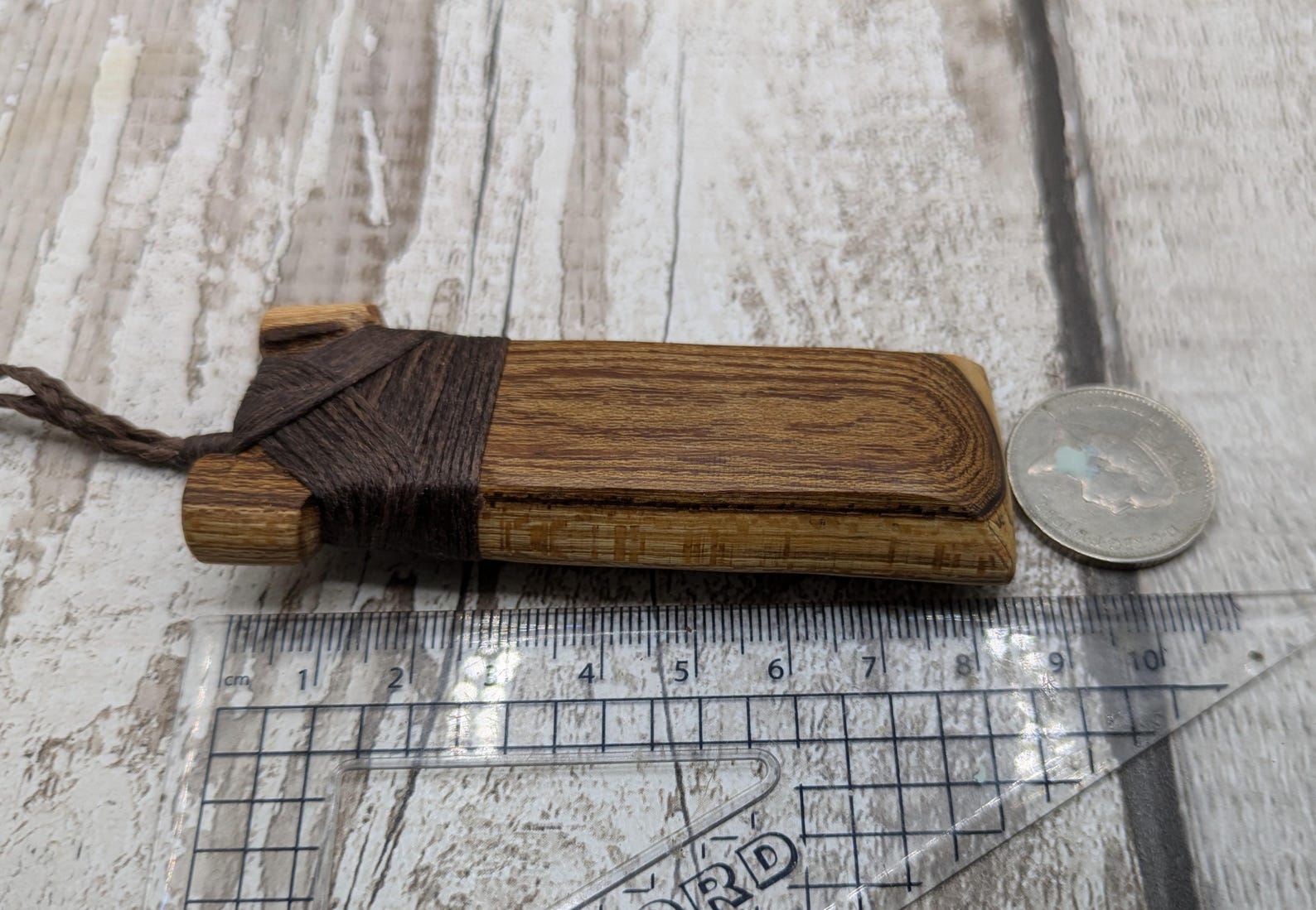 Spalted Laburnum Wood Pendant Chisel Carved Hei Toki Adze. - Etsy