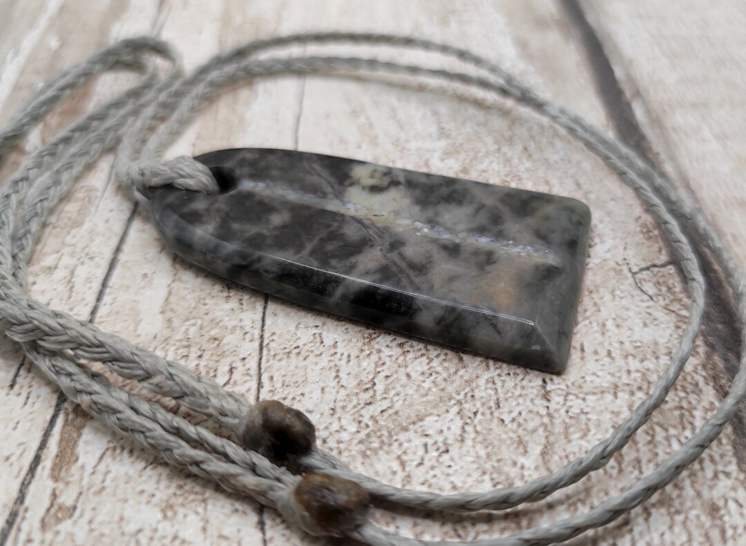 Alaskan Nephrite Jade Toki Styled Pendant. - Etsy