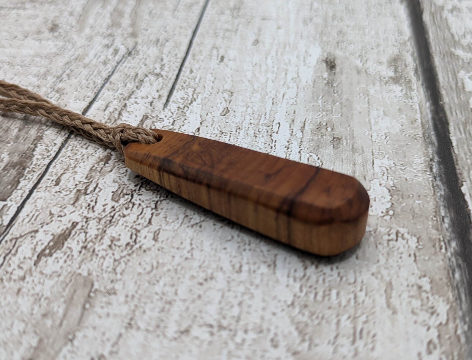 New Zealand Rimu Wood Roimata Pendant. - Etsy