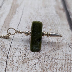 New Zealand Pounamu Greenstone Marsden Jade Pendulum on 925 - Etsy UK
