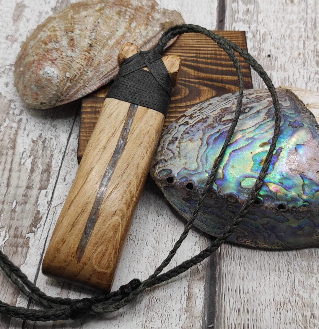 Oak Wood Hei Toki Adze With Blue Kyanite Inlay. - Etsy