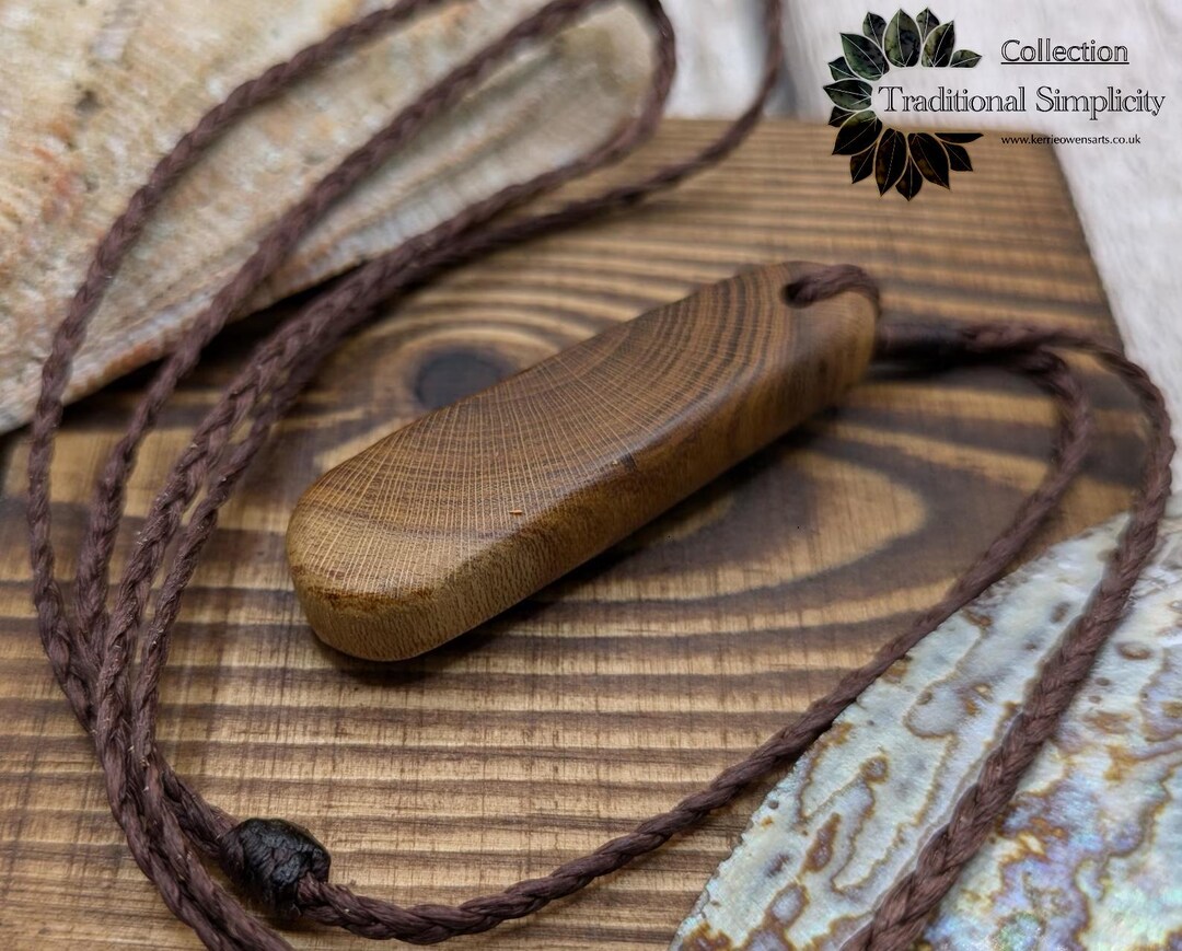 Laburnum Wood Roimata Teardrop Pendant. - Etsy