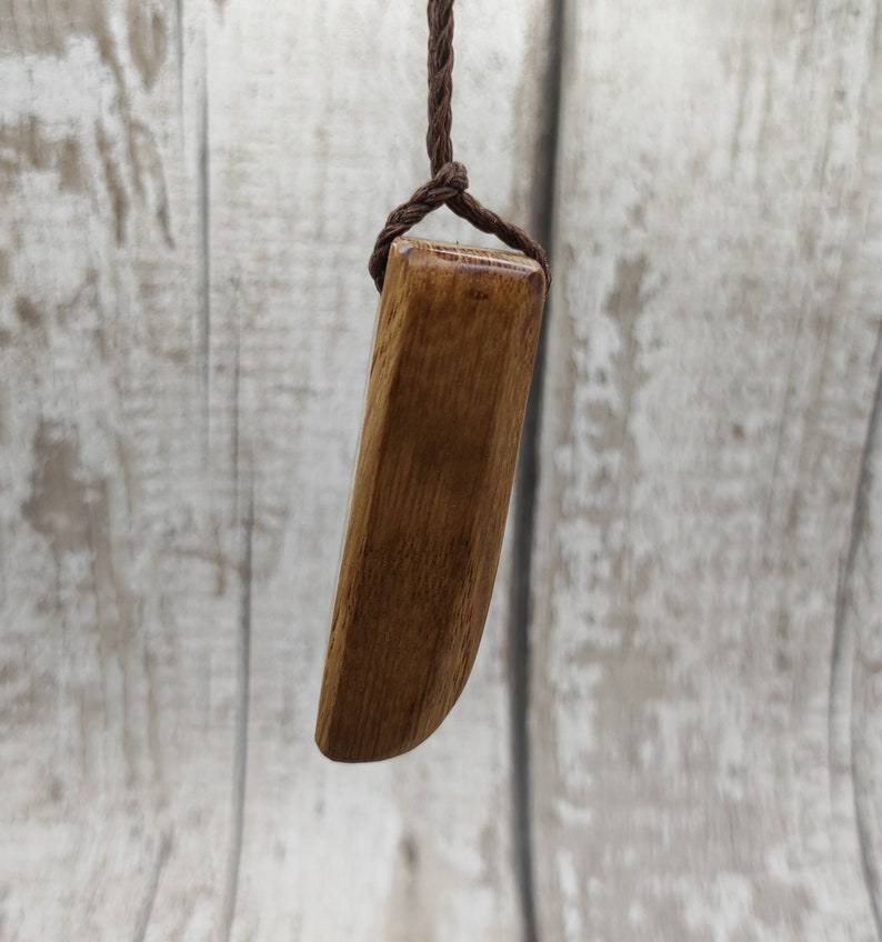 Oak Wood Hei Toki Adze Inspired Pendant. - Etsy