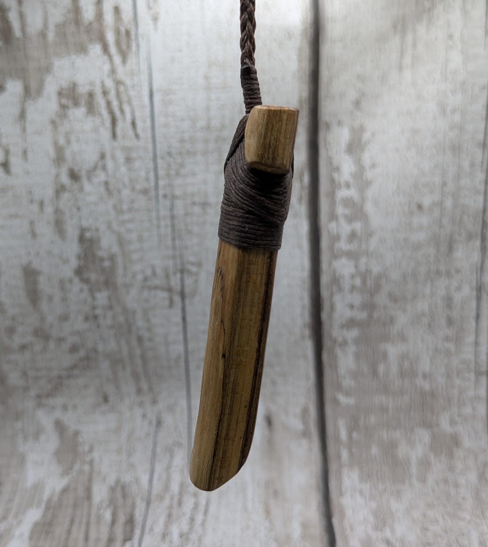 Spalted Laburnum Wood Pendant Chisel Carved Hei Toki Adze. - Etsy