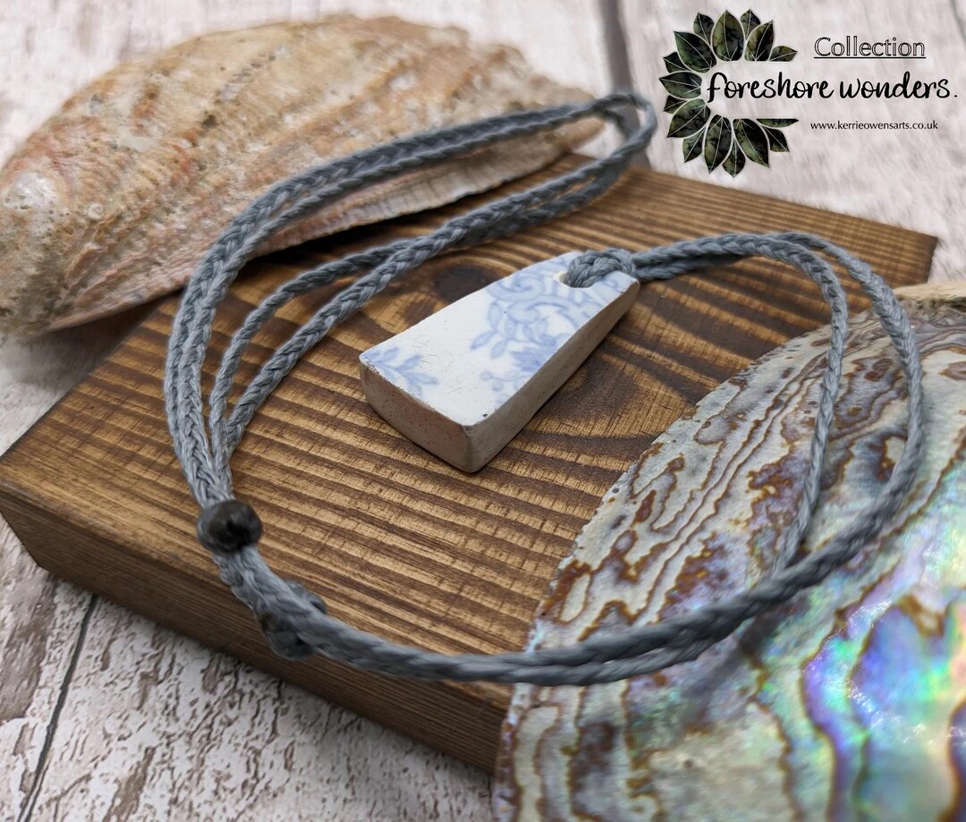 Beach Combed Pottery Pendant. - Etsy