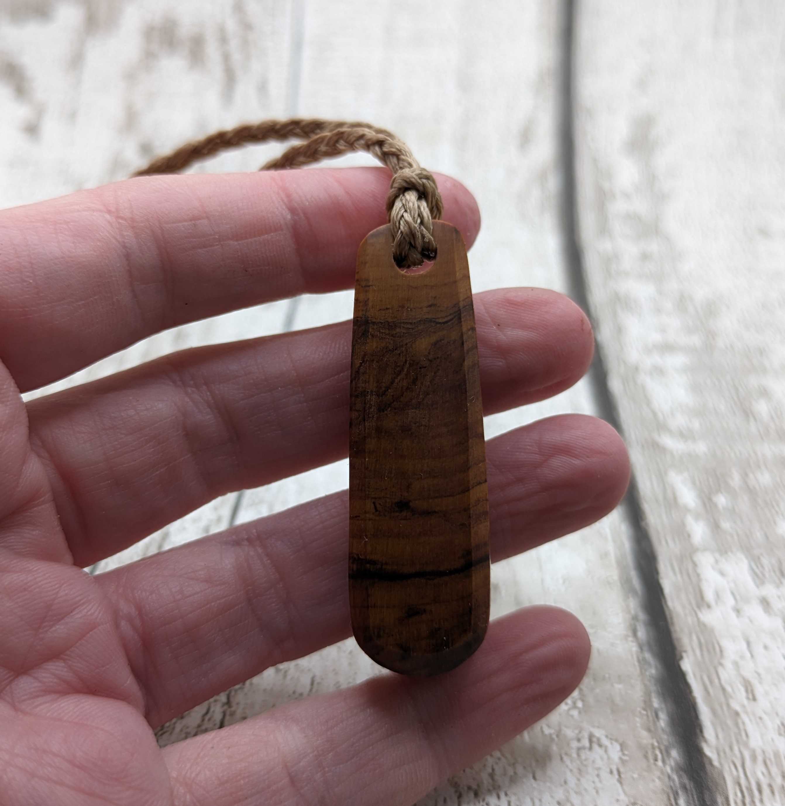 New Zealand Rimu Wood Roimata Pendant. - Etsy