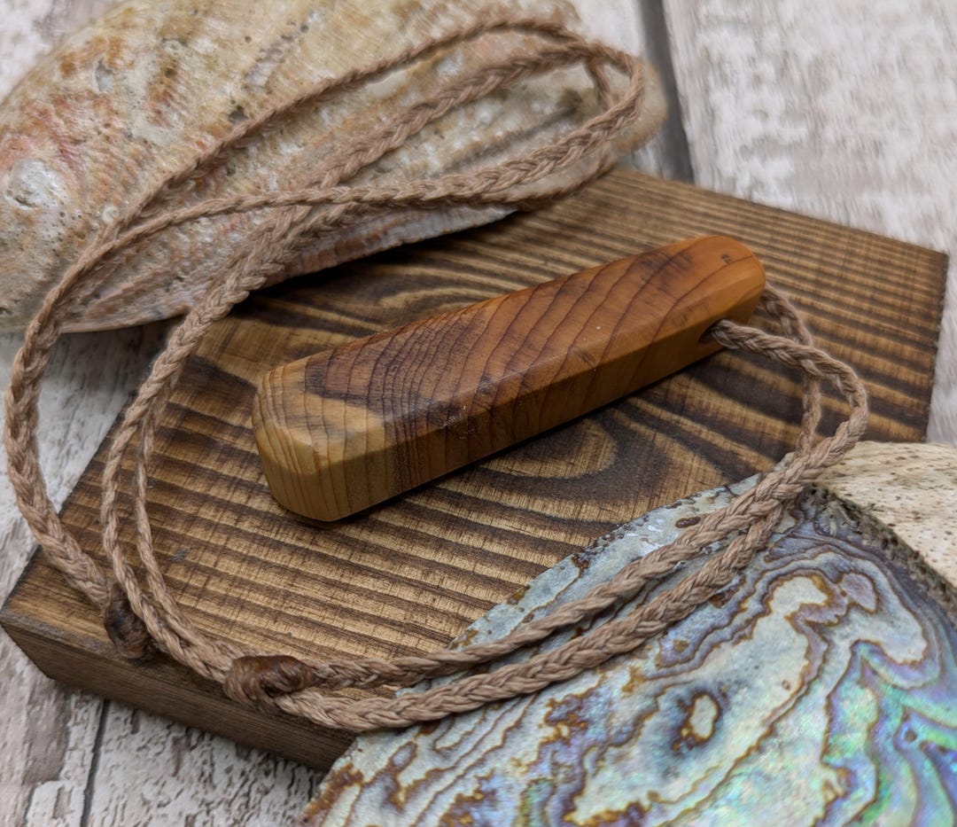 Yew Wood Carved Roimata Tear Drop Pendant Handcrafted Jewellery. - Etsy