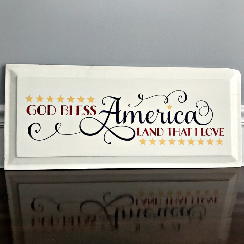 America Wood Sign - Etsy