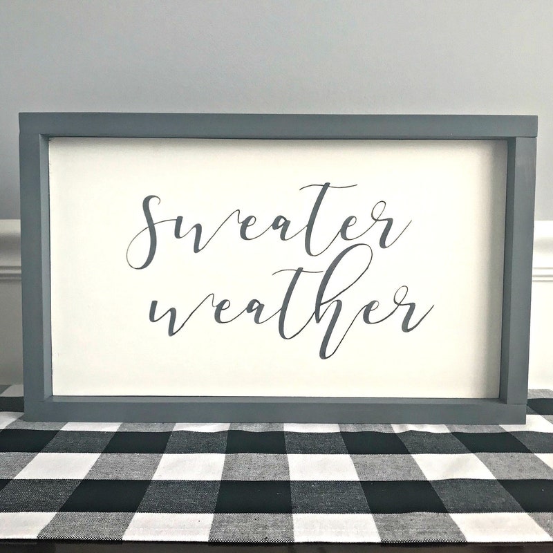 Weathered Wood Sign - Etsy