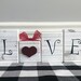 Love Word Blocks Valentine's Day Decor Farmhouse Decor - Etsy