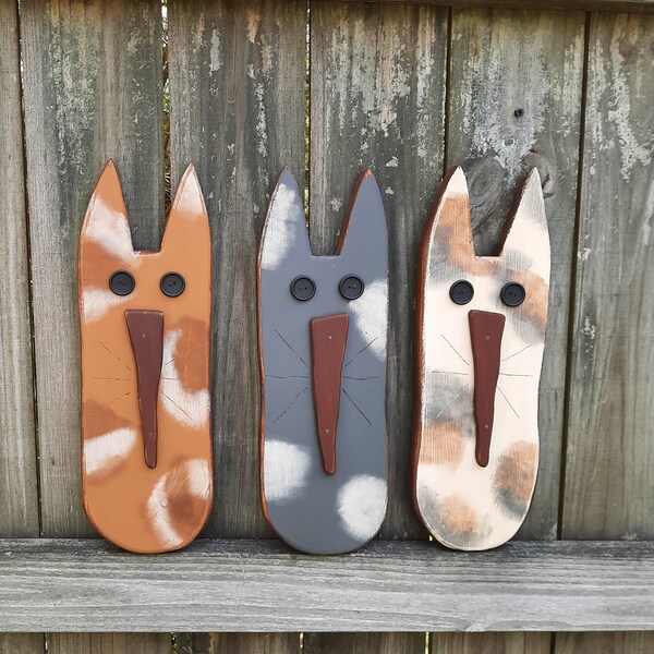 Primitive Cat - Etsy