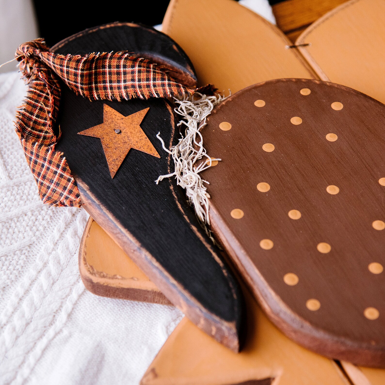 Farmhouse Primitive Sunflower With Crow Primitive Folk Art | Etsy