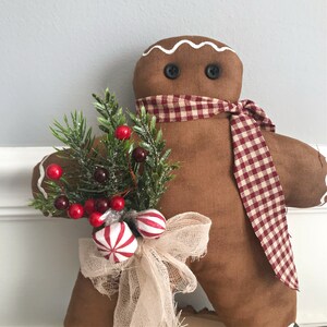 Gingerbread Man, Primitive Gingerbread Man, Gingerbread Man Christmas ...