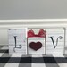 Love Word Blocks Valentine's Day Decor Farmhouse Decor - Etsy