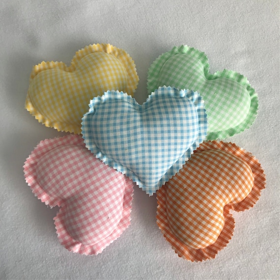 Farmhouse Spring Fabric Hearts Spring Easter Decor Spring - Etsy