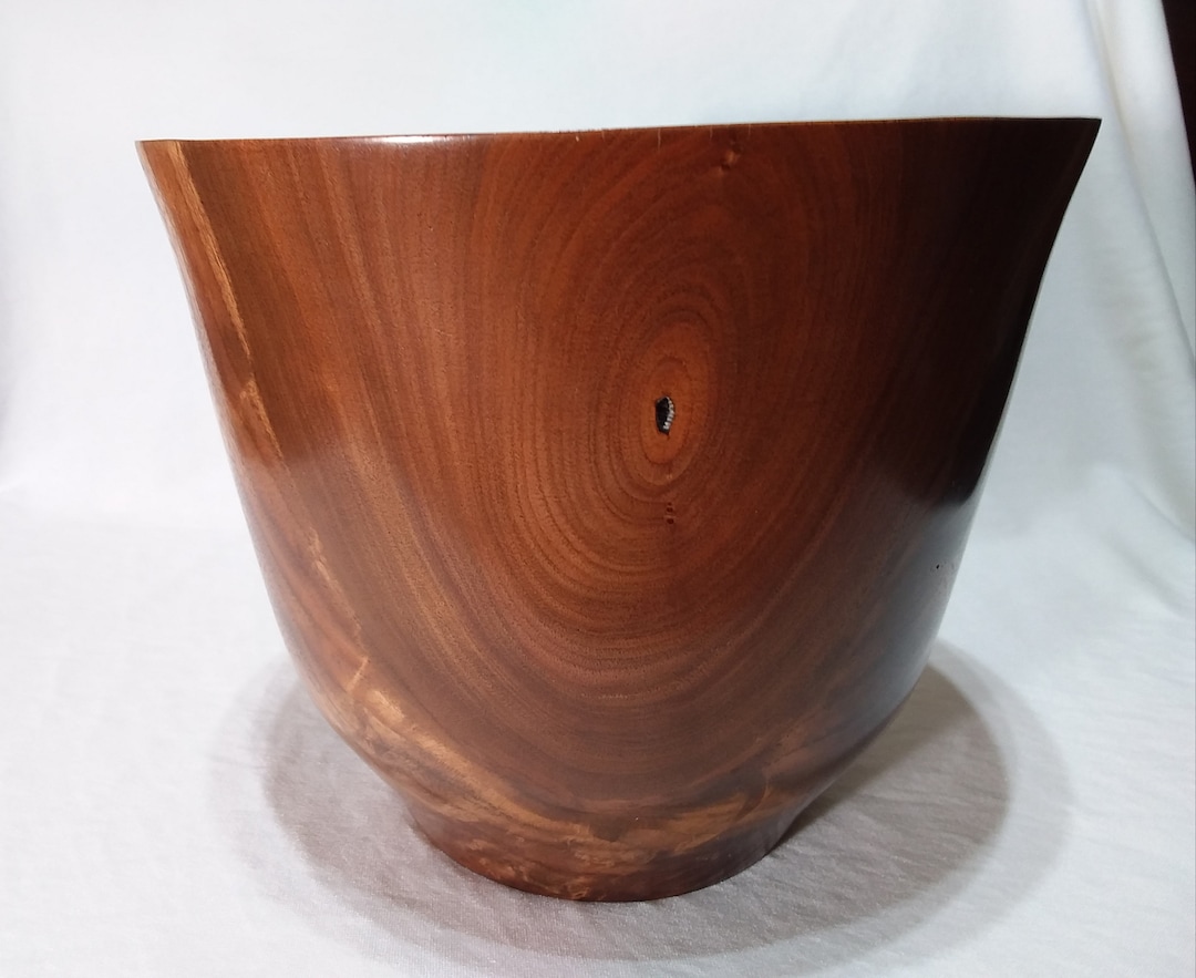Large Walnut Fruit Bowl - Etsy