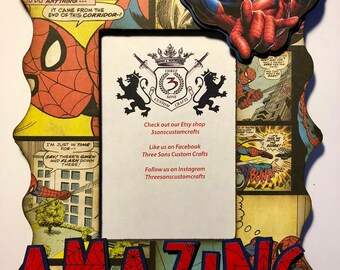 Spiderman frame | Etsy