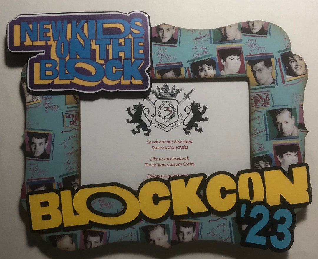 NKOTB Blockcon 23 Inspired Frame - Etsy