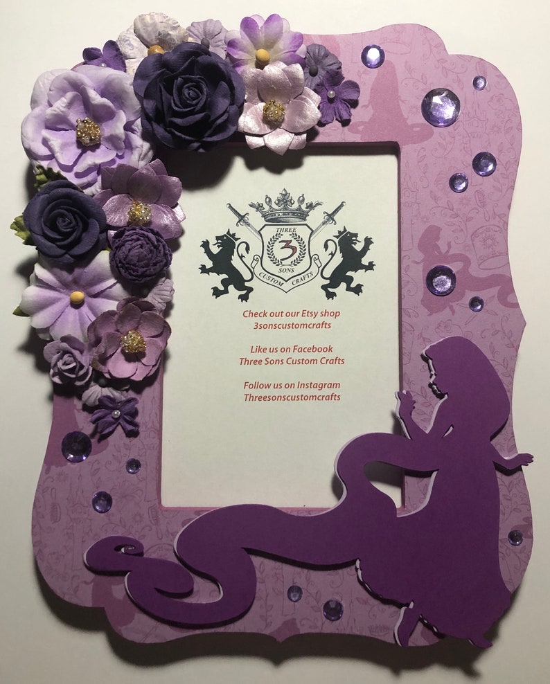 Rapunzel Silhouette Inspired Frame - Etsy